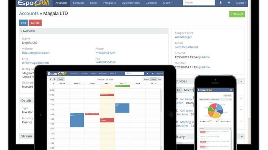 EspoCRM : Open Source CRM (Customer Relationship Management) software that allows you to ...