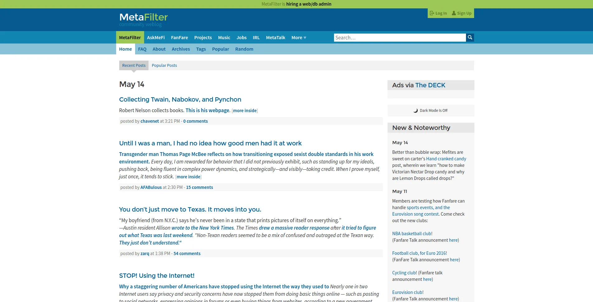 MetaFilter Alternatives and Similar Sites & Apps | AlternativeTo