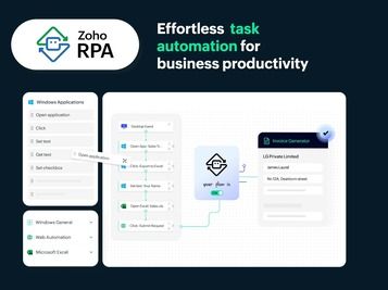 Zoho RPA: Simplifies repetitive tasks and boosts efficiency with automation. | AlternativeTo