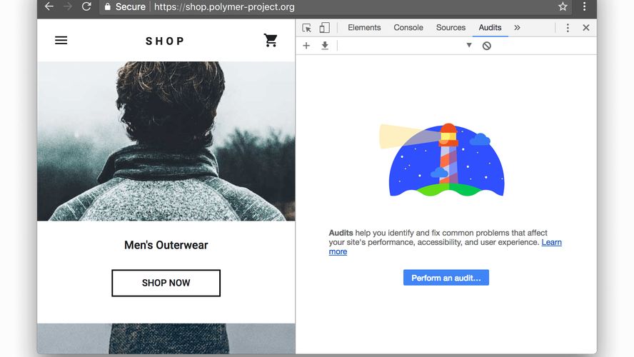 Google Lighthouse: Open-source page auditing tool for Chrome that tests ...