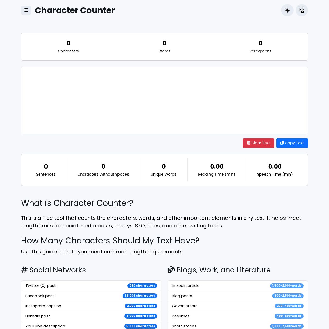Character Counters Alternatives - Explore Similar Sites & Apps ...