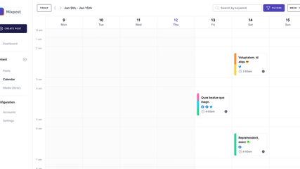 Mixpost: Self-hosted social media management. Schedule and organize ...