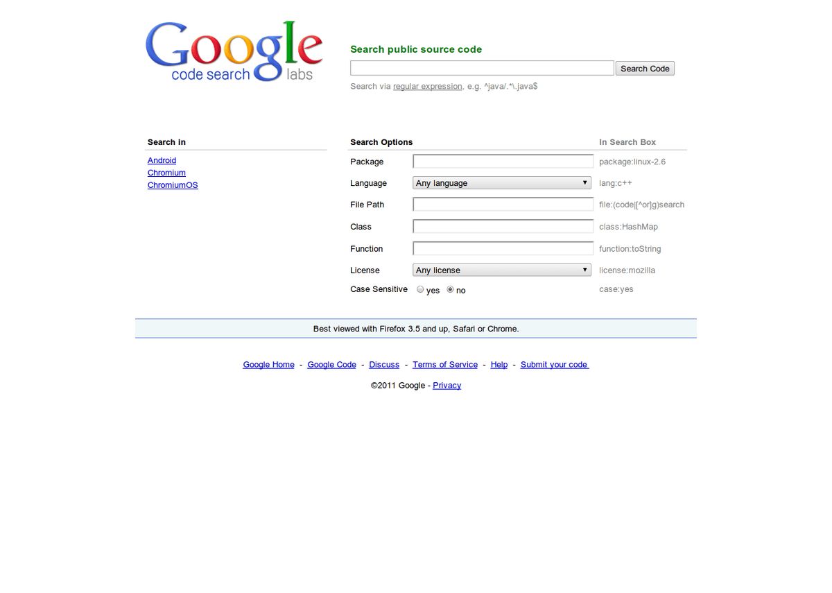 Google Code Search Alternatives and Similar Sites / Apps | AlternativeTo