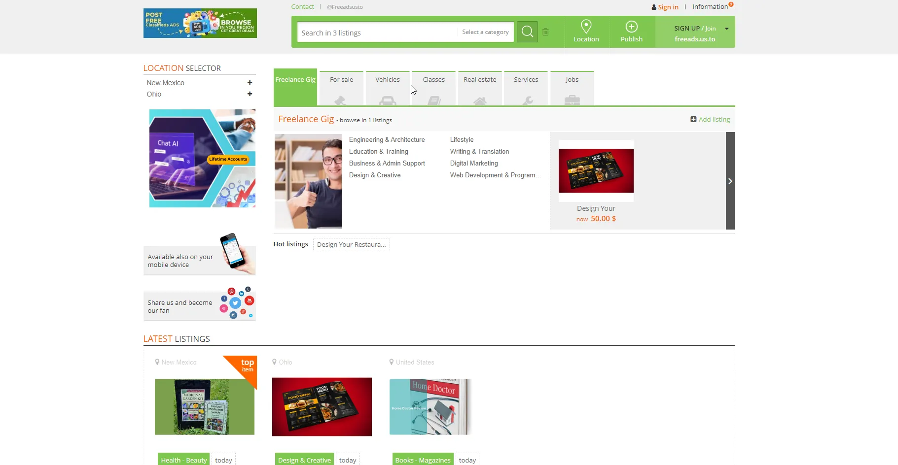 Free Classifieds Ads Alternatives: Top 12 Classified Ad Services ...