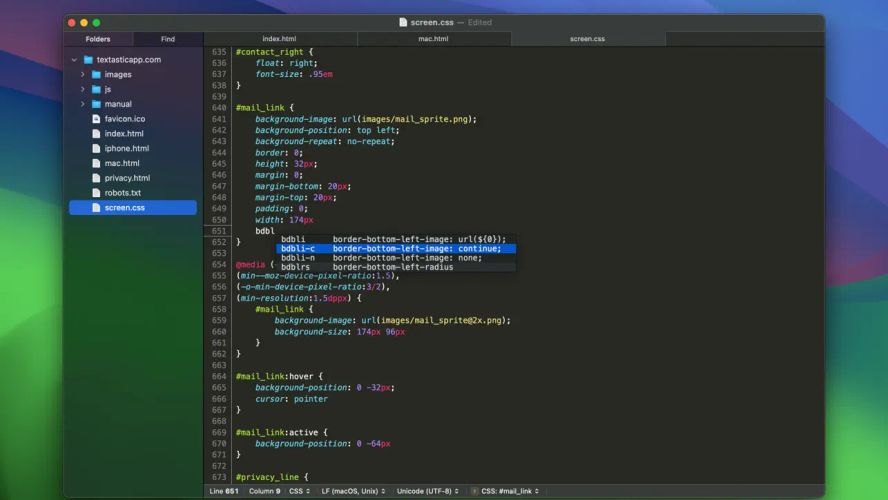 Textastic: Advanced code editor for iOS and macOS with support for syntax highlighting ...