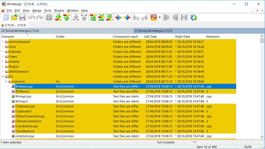 WinMerge: Open source differencing and merging tool for Windows. | AlternativeTo