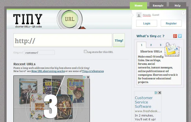Tiny.cc: Changes a big URL into tiny URL | AlternativeTo