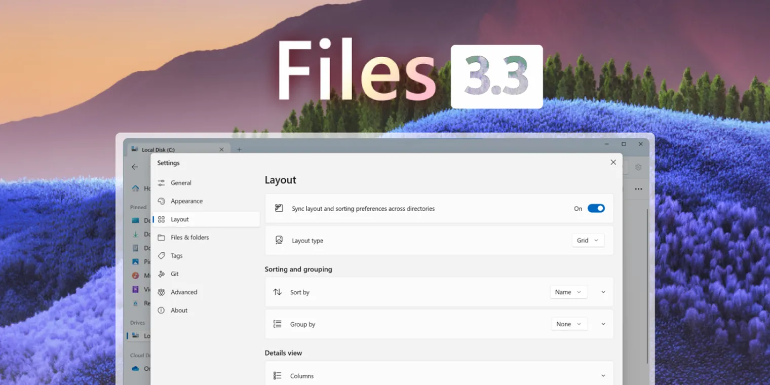 Files app launches 3.3 version with New layout picker, improved ...