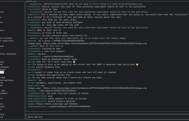 Discordo: Lightweight, feature-rich Discord terminal client | AlternativeTo