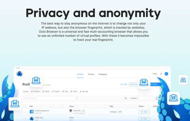Octo Browser: Antidetect browser for unlimited, fingerprinted profiles ...