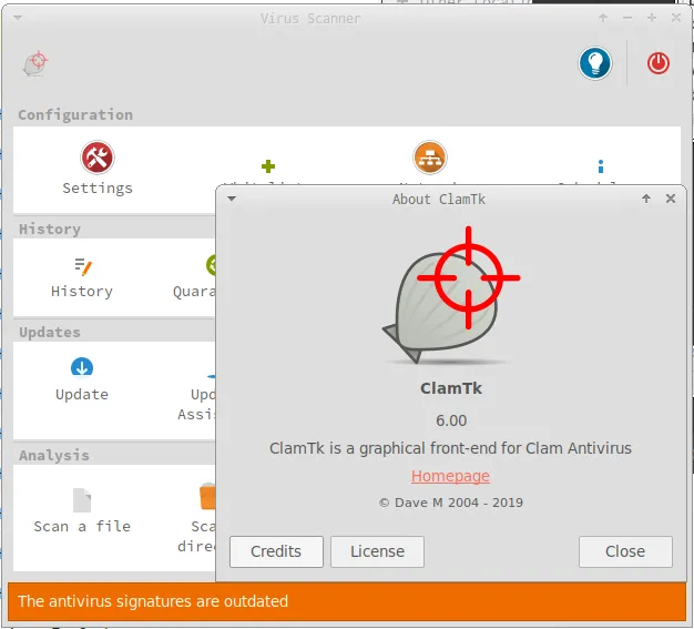 ClamTk: Frontend for ClamAV (Clam Antivirus) | AlternativeTo