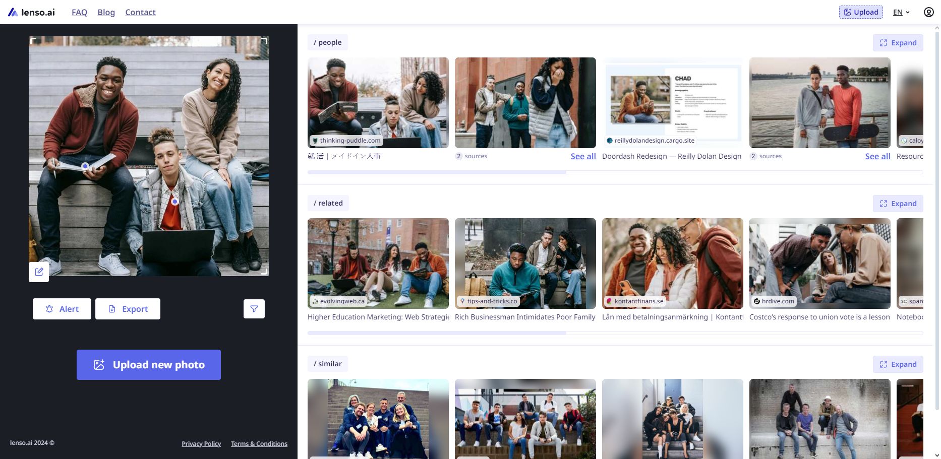 lenso.ai: Lenso.ai is an AI-Powered Reverse Image Search tool | AlternativeTo