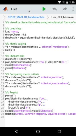 MATLAB: Enterprise-class computing environment and programming language for numerical ...