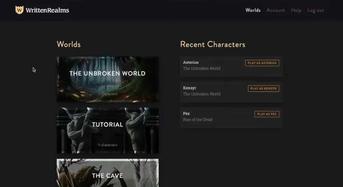 WrittenRealms Alternatives and Similar Sites / Apps | AlternativeTo