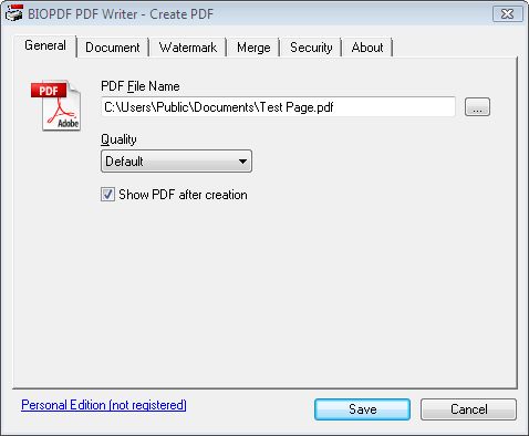 bioPDF: Create PDF documents from any Windows application | AlternativeTo