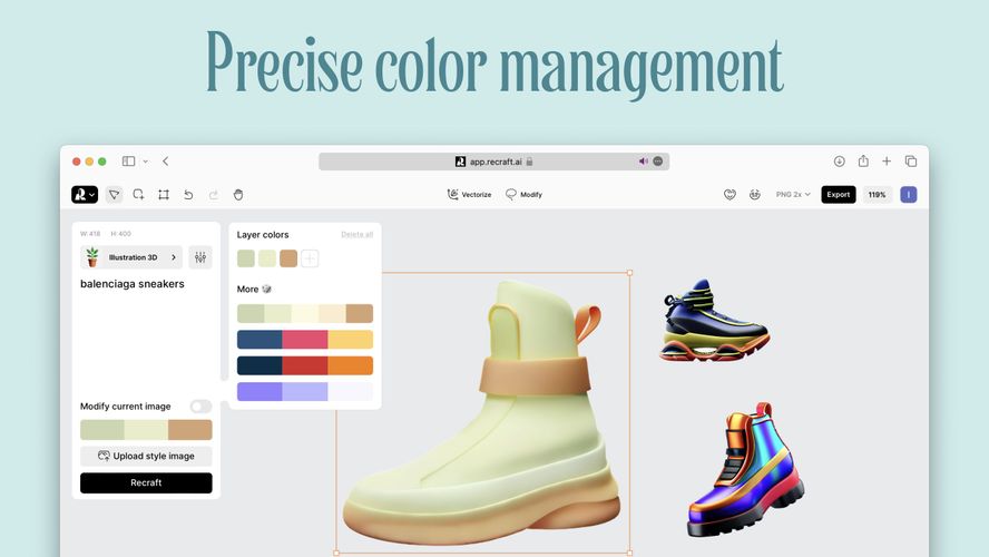 Recraft: Generative AI for professional design! | AlternativeTo
