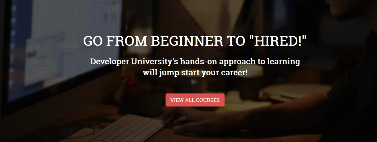 DevU: Go from beginner to "HIRED!" with Developer University ...