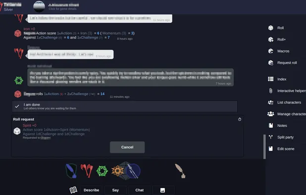 Role Gate: Platform for playing tabletop RPGs through chat, allowing ...