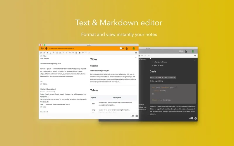 znote: Free and powerful Markdown editor built to secure your notes ...