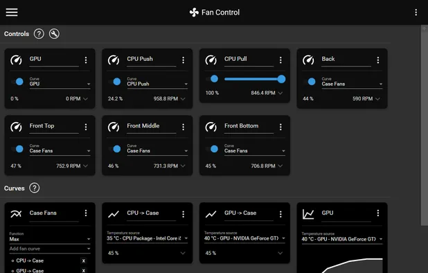 FanControl by Rem0o: Monitor system temperatures and control system and ...