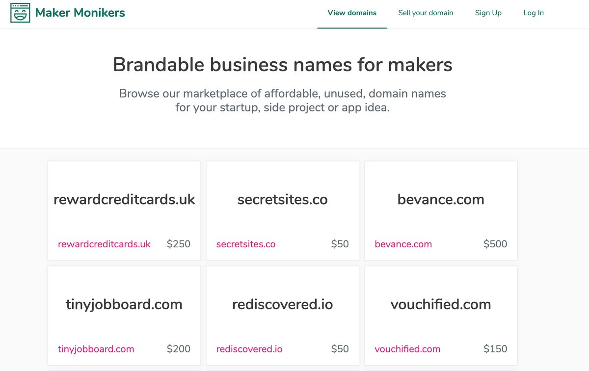 Maker Monikers: Reviews, Features, Pricing & Download | AlternativeTo