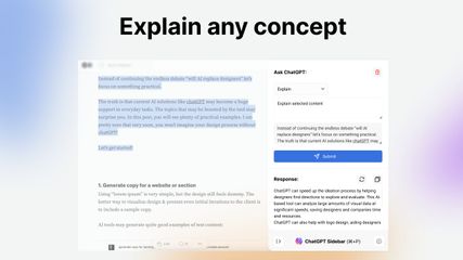 Sider.ai: ChatGPT sidebar as your AI assistant on any page | AlternativeTo