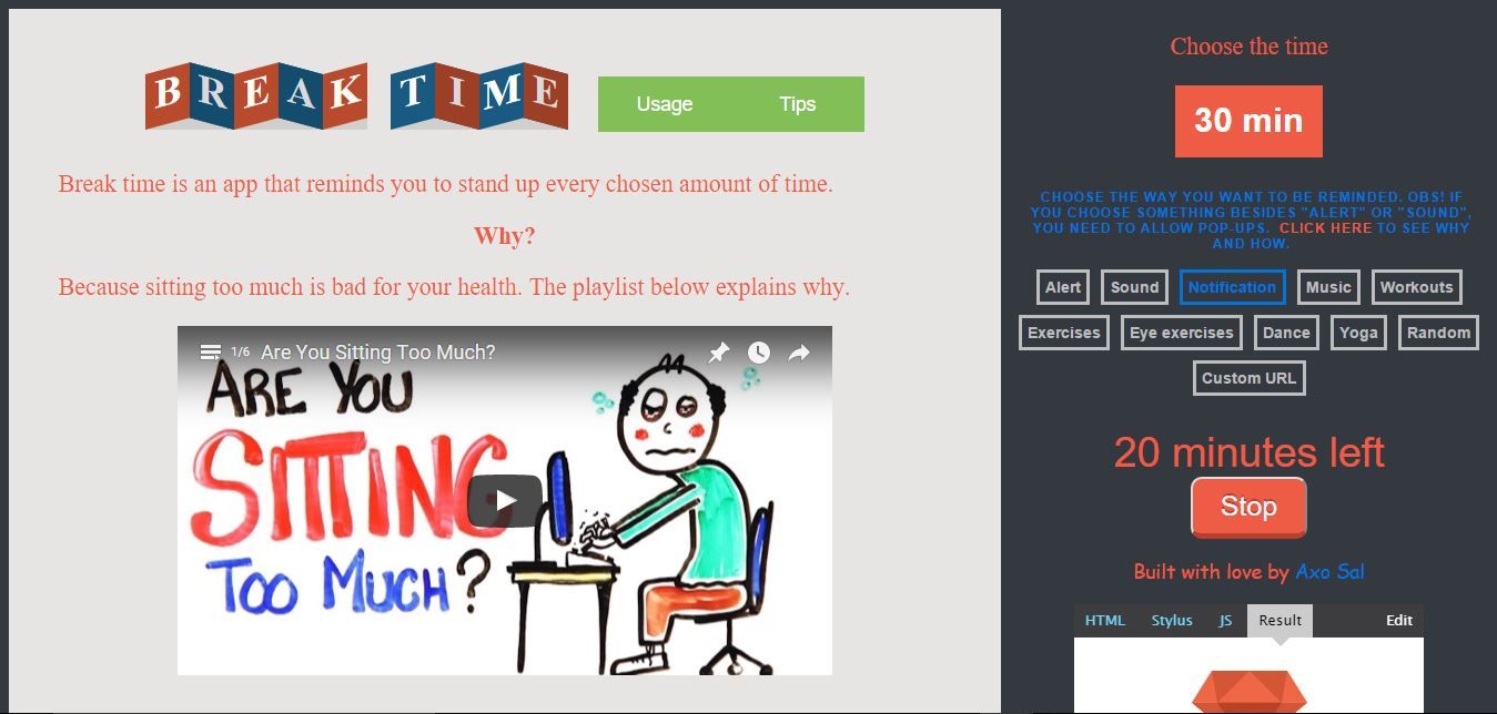 Break Time Alternatives: Top 1 Health Tools & Similar Apps | AlternativeTo