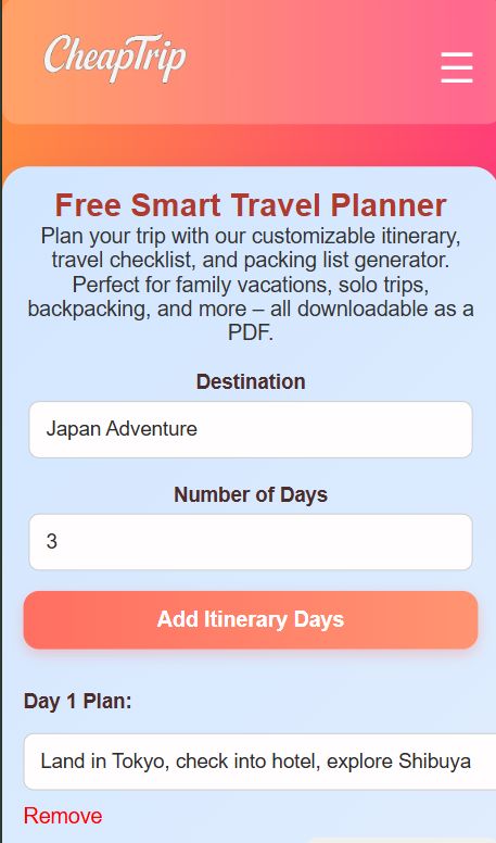 CheapTrip Planner Alternatives: Top 8 Travel Planners & Similar Apps | AlternativeTo
