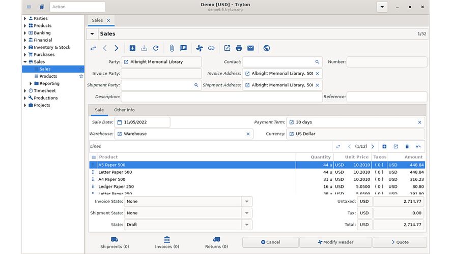 Tryton: Three-tiers high-level general purpose application platform ...
