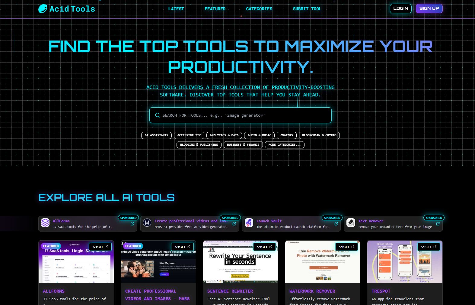 Acid Tools Alternatives and Similar Sites & Apps | AlternativeTo