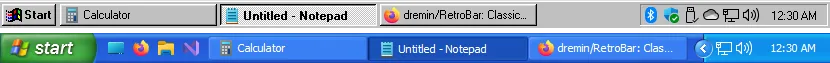 RetroBar: Classic Windows 95, 98, Me, 2000, XP, Vista taskbar for ...