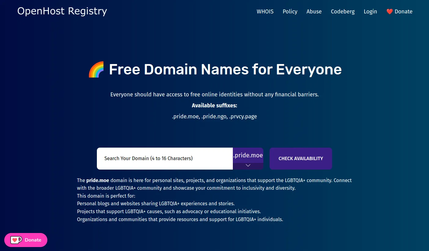 OpenHost Domain Registry Alternatives - Explore Similar Sites & Apps ...