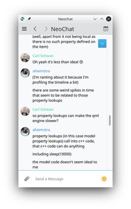 Neochat: A client for Matrix, the decentralized communication protocol ...