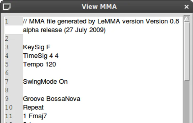 MMA: “MMA—Musical MIDI Accompaniment” is an | AlternativeTo