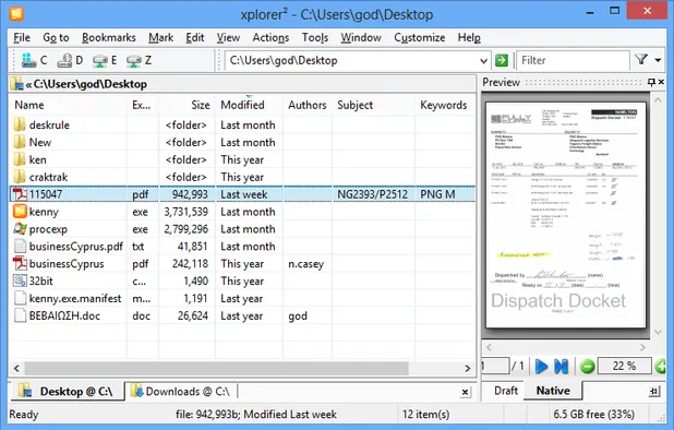 xplorer²: Desktop file manager combining the simplicity of Windows ...