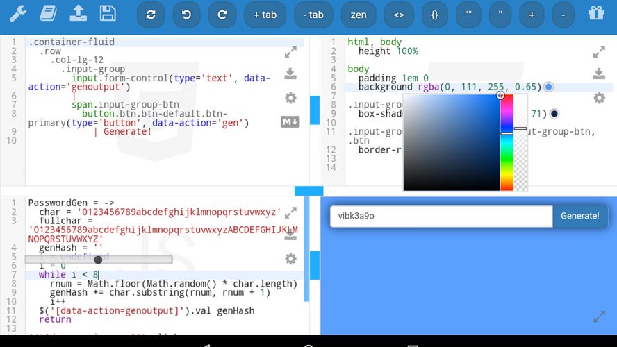 kodeWeave: HTML/CSS/JS and Markdown Playground For Web Designers and Developers | AlternativeTo