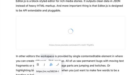 Editor.js: Next generation block styled editor. Free. Use for pleasure | AlternativeTo