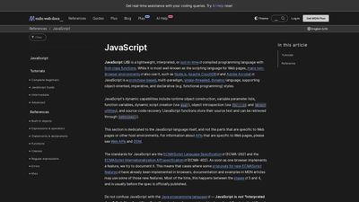 MDN Web Docs: Reviews, Features, Pricing & Download | AlternativeTo