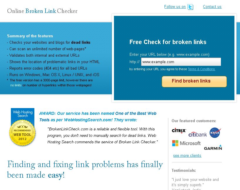 Link checker BrokenLinkCheck Alternatives: Top 10 SEO Tools & Similar ...