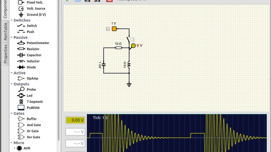 SimulIDE: Real Time Electronic Circuit Simulator. Include PIC, AVR and ...