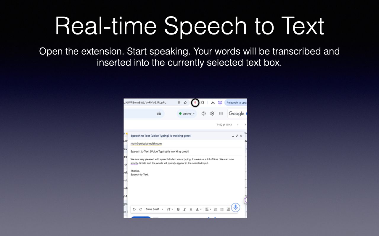 Echo - Speech-to-Text : Type with your voice anywhere on the web. | AlternativeTo