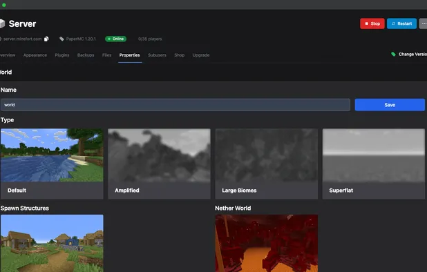 Minefort: Free and premium Minecraft hosting with web console and ...