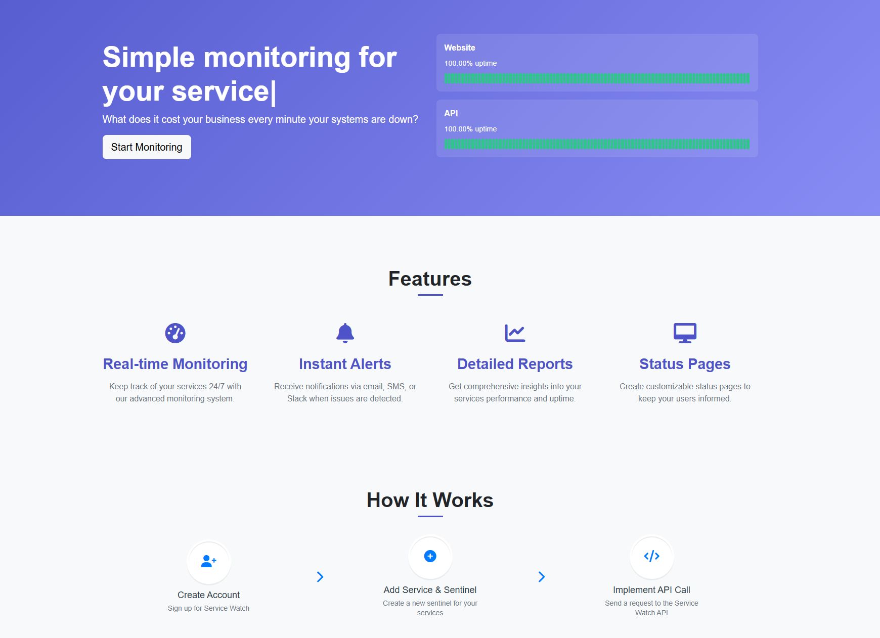 Service Watch: Comprehensive monitoring tool | AlternativeTo