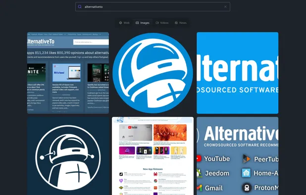 Waterfox Private Search: Meta-search engine | AlternativeTo