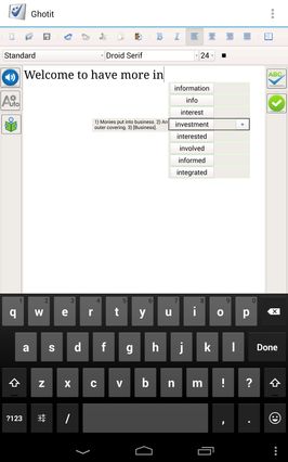 Ghotit Real Writer & Reader: 3 is an integrated writing and reading ...