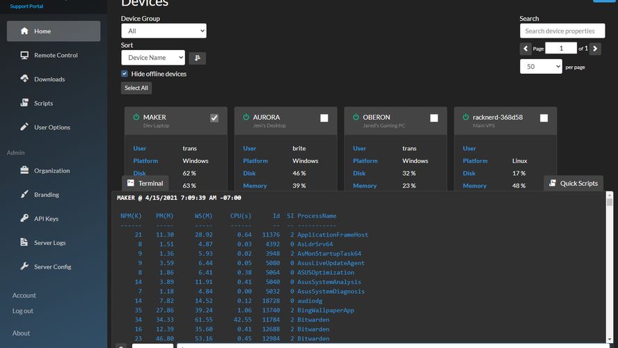 Remotely: Smooth remote desktop control, remote scripting, and rich auto-complete from ...