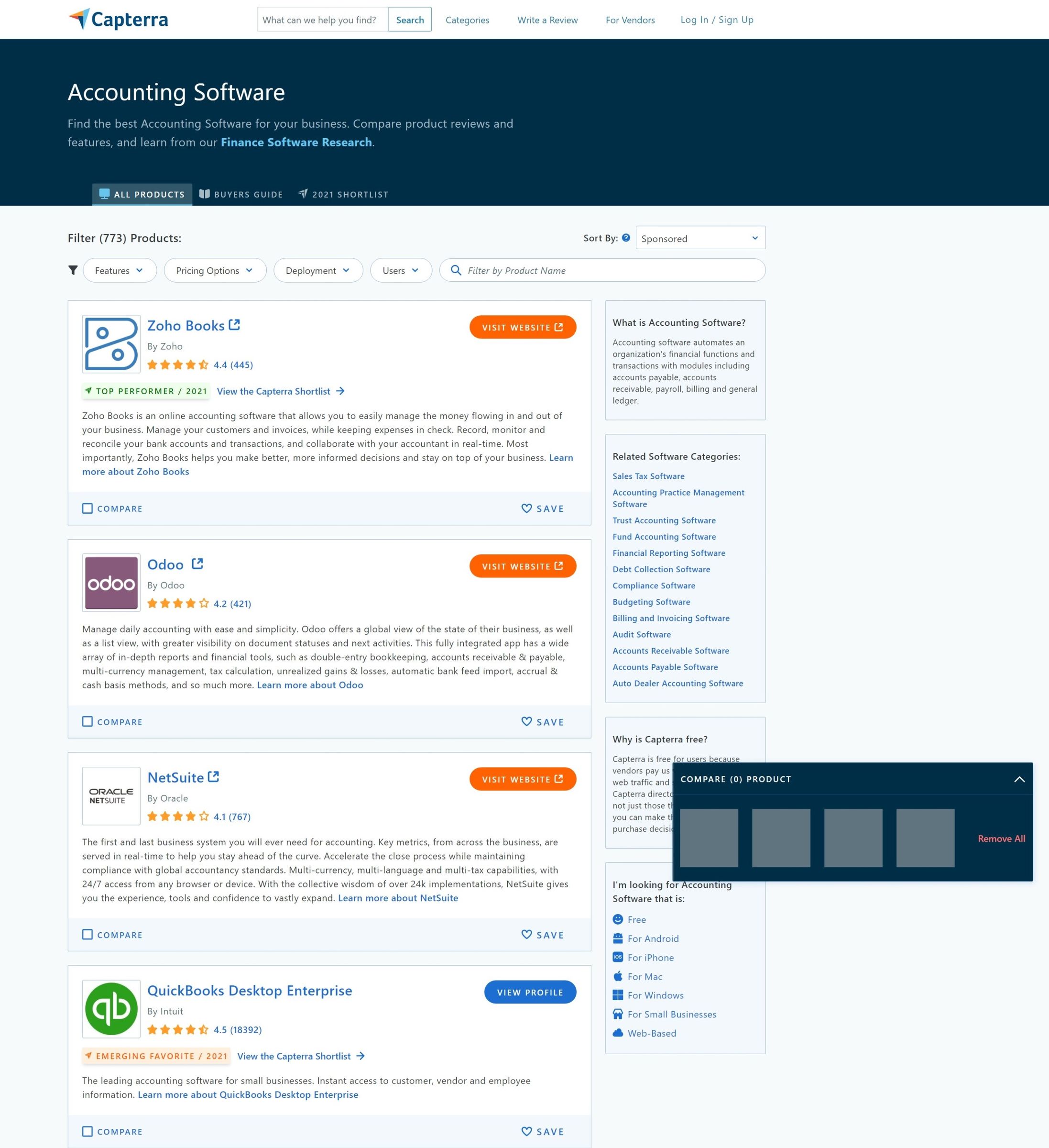 Capterra Alternatives: 25+ App Discovery Services | AlternativeTo
