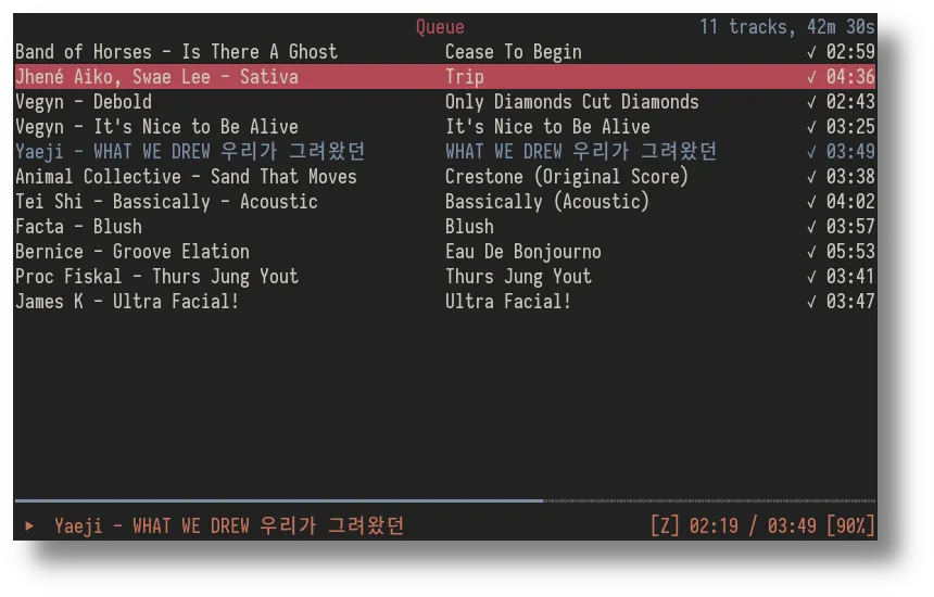 ncspot: Cross-platform ncurses Spotify client written in Rust, inspired ...