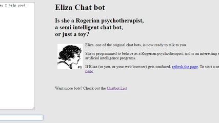 NLP Eliza: Eliza chat bot from NLP | AlternativeTo