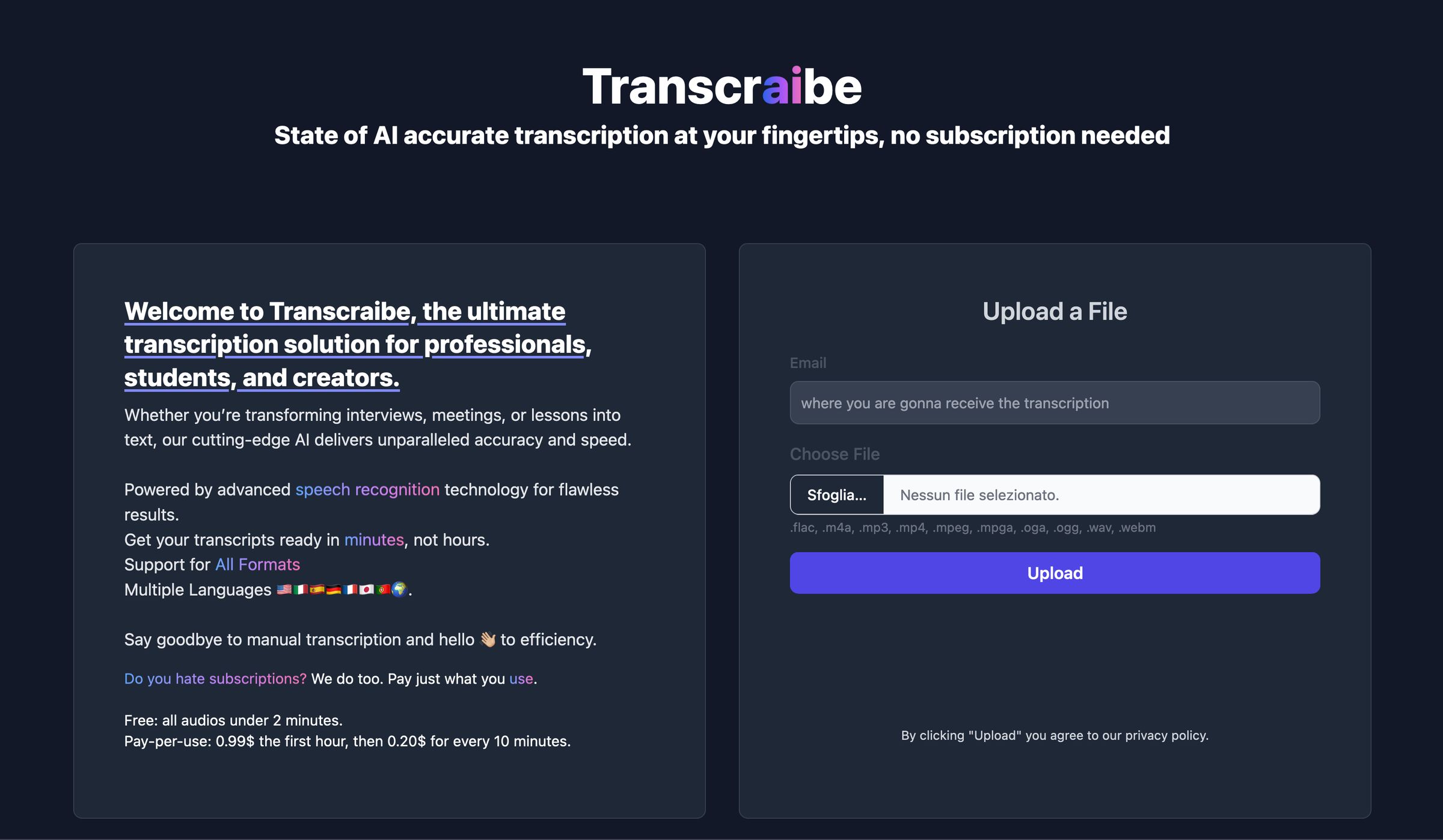 Transcraibe Alternatives: Top 3 Audio Transcription Tools | AlternativeTo